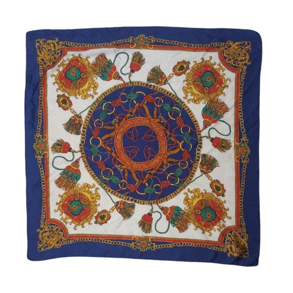 Accessories | Beautiful Whitegold Royal Silk Scarf Italy 34 335 Ec ...